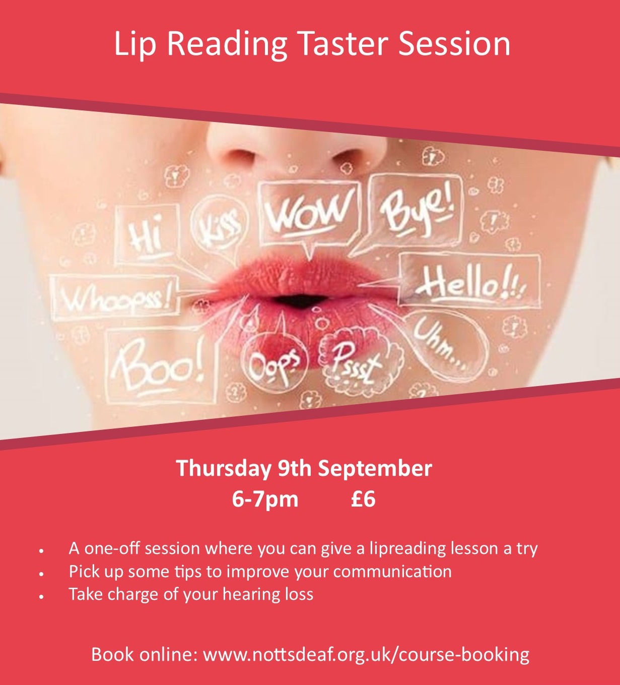 Lipreading classes - Nottinghamshire Deaf Society